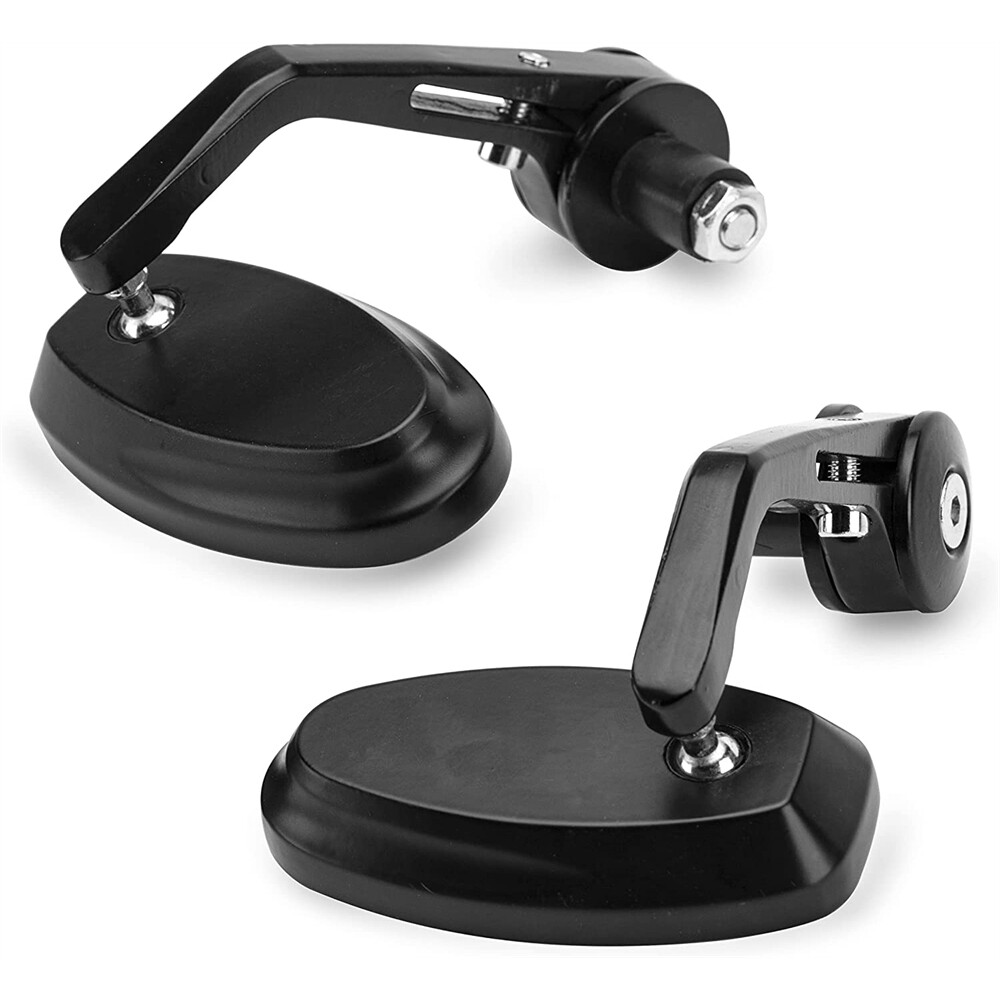 Motorcycle 7/8" Bar End Side Mirrors For Honda Grom MSX125 CB300F ...