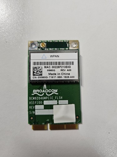 Dell 0P560G WPAN Bluetooth Card MINI-PCI-E P560G OP560G BCM92046MPCIE ...