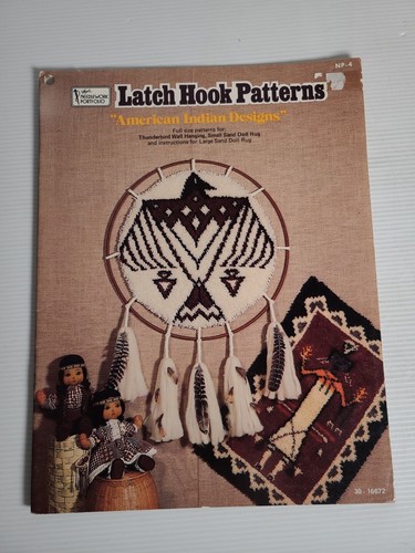 Latch Hook Patterns - American Indian Designs by Needlework Portfolio ...