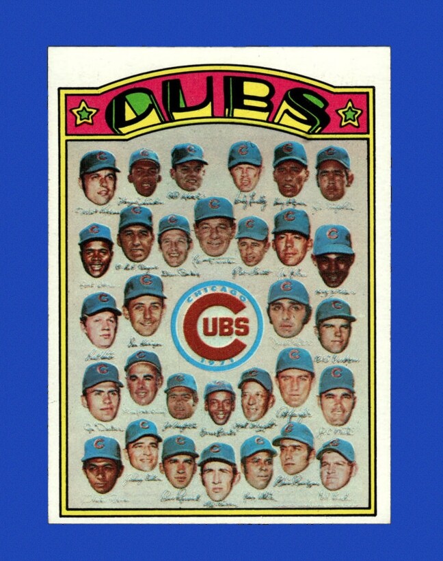 1972 Topps Set-Break #192 Chicago Cubs NR-MINT *GMCARDS* | eBay