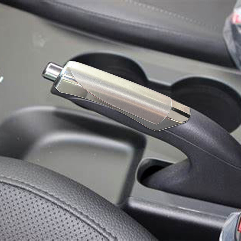 Gray Parking Brake Hand Brake Cover Handbrake Grips Protection Cover ...