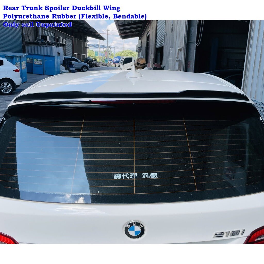 284FC Add-On Rear DUCKBILL Trunk Spoiler Wing Fits 2004~2013 BMW 3 ...