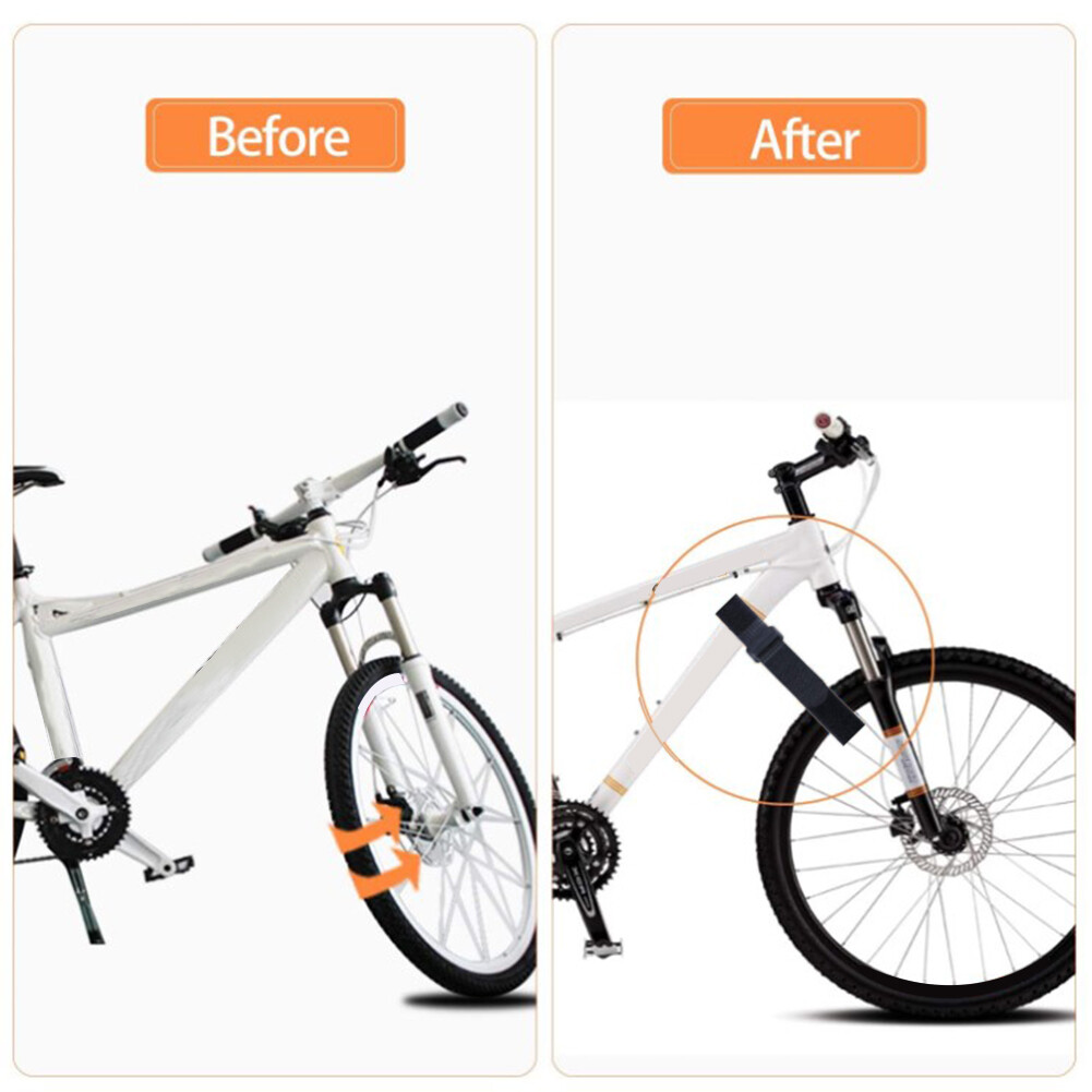 2pcs/set Bicycle Wheel Stabilizer Adjustable Bike Rack Strap Practical ...
