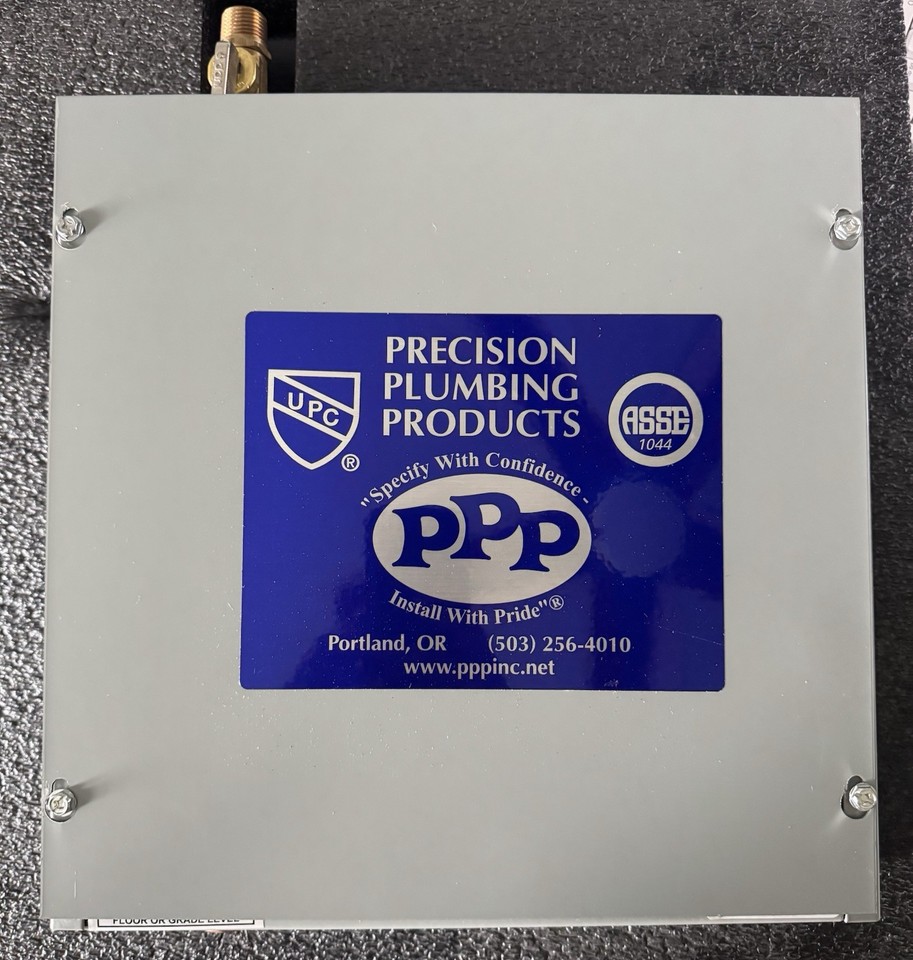 PPP Mini-Prime Electronic Trap Primer Valve 1/2" x 7-5/8" MPB-500-115V ...
