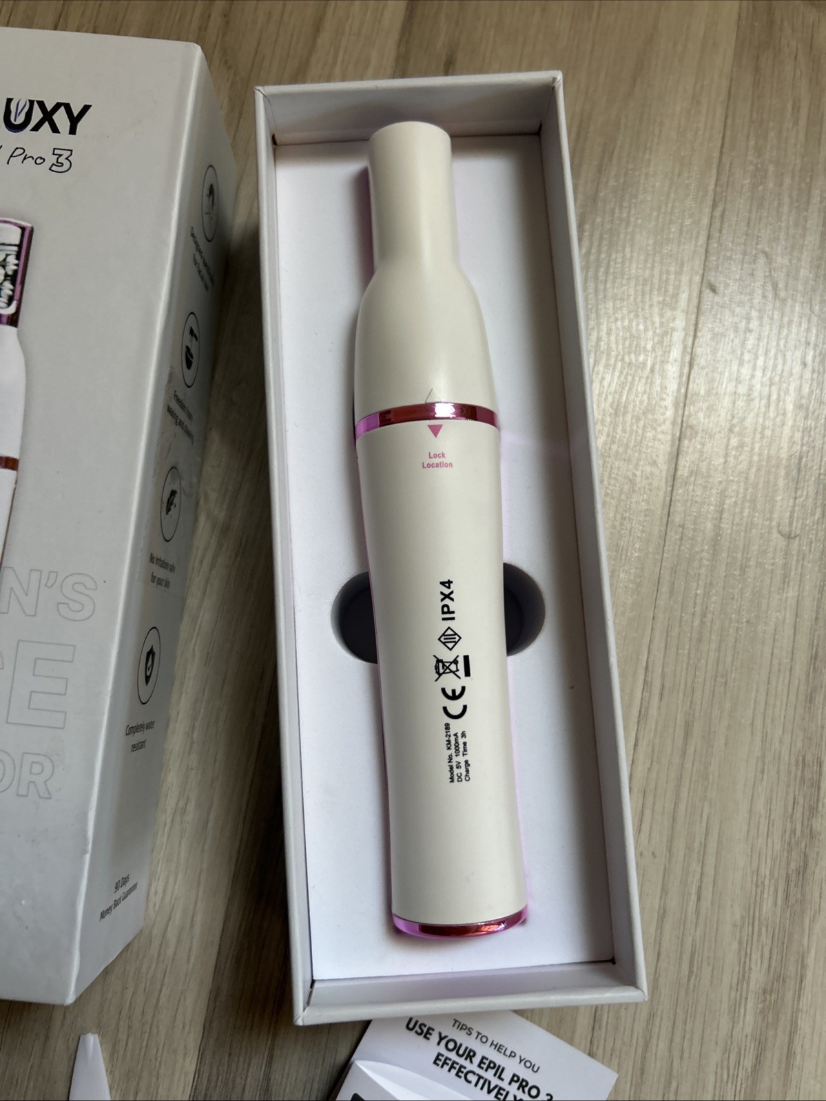 Pluxy Epil Pro 3 Facial Cordless Battery Epilator Hair Removal Tool ...