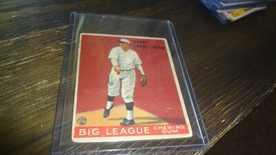 1933 GOUDEY #137 FRED (RED) LUCAS BASEBALL CARD | eBay