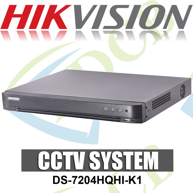 Hikvision Turbo HD DVR 4ch Recorder Ds-7204hqhi-k1 7200 Series for sale ...