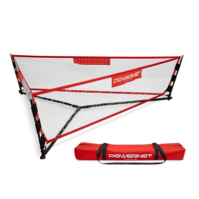 PowerNet Soccer Triple Threat Rebounder | 3-Sided Net | Improve touch ...