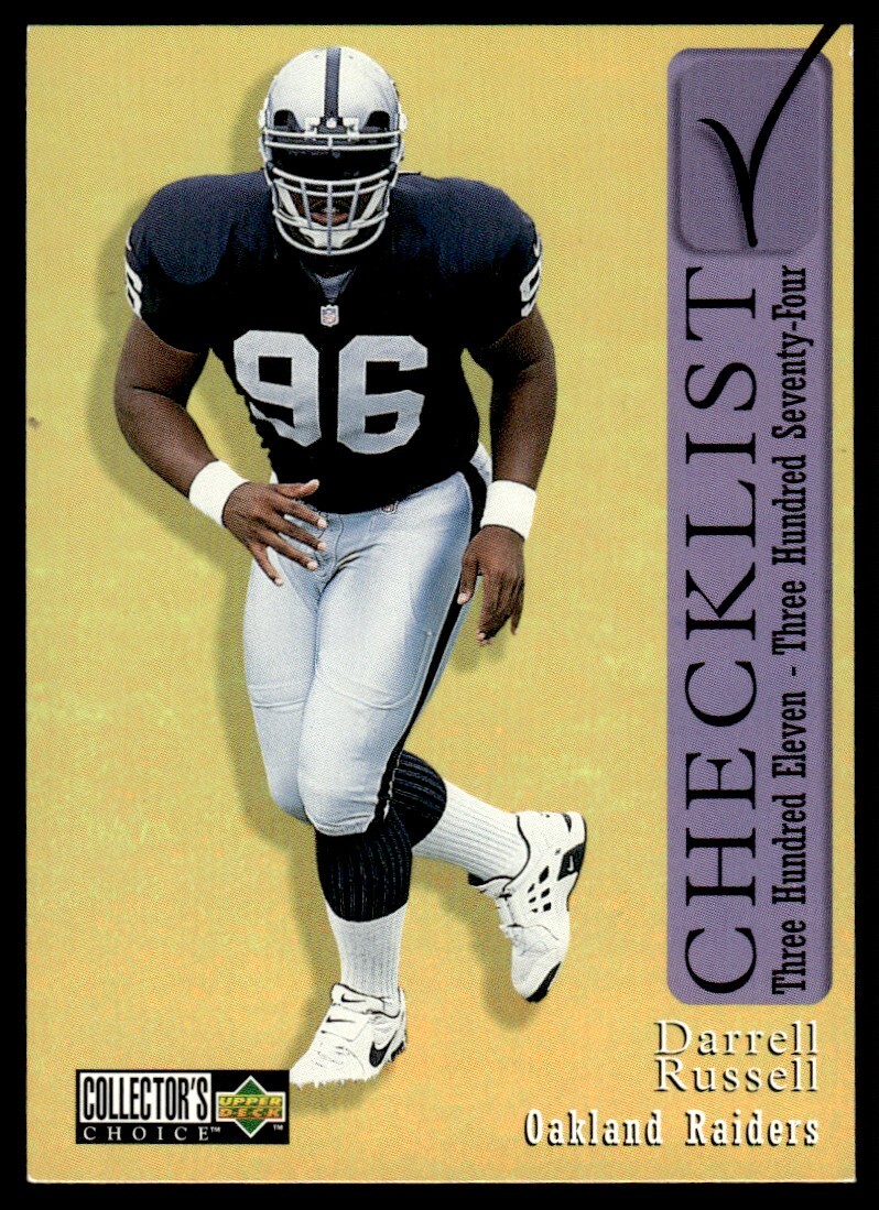 1997 Collector's Choice Darrell Russell Oakland Raiders #562 | eBay