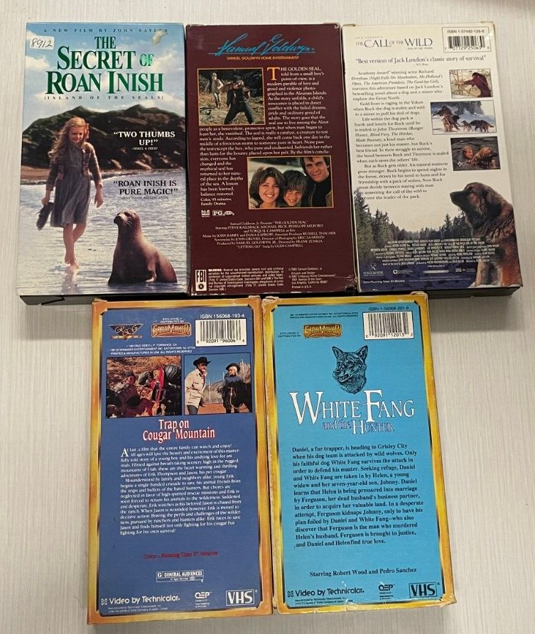 21 Family VHS Lot Andre Hawmps White Wolves Iron Will Grand Champion ...