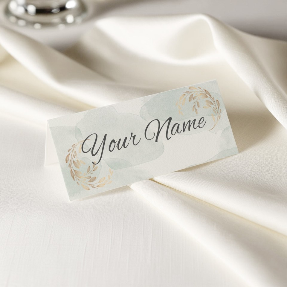 Personalised Place Cards, Table Name Cards for Weddings, Place Table ...