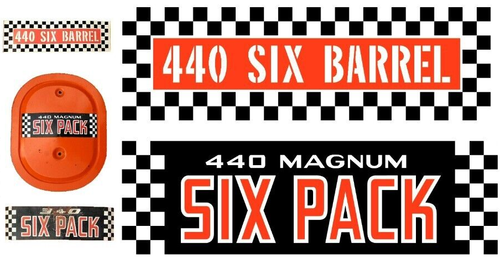 69 70 71 Mopar Dodge 440 Six Pack Air Cleaner Decal BEST Available Like ...