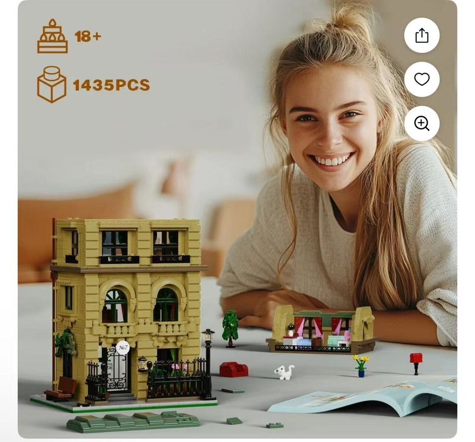 The Nanny House Building Blocks Set Sheffield's Home Model Toys Playset ...