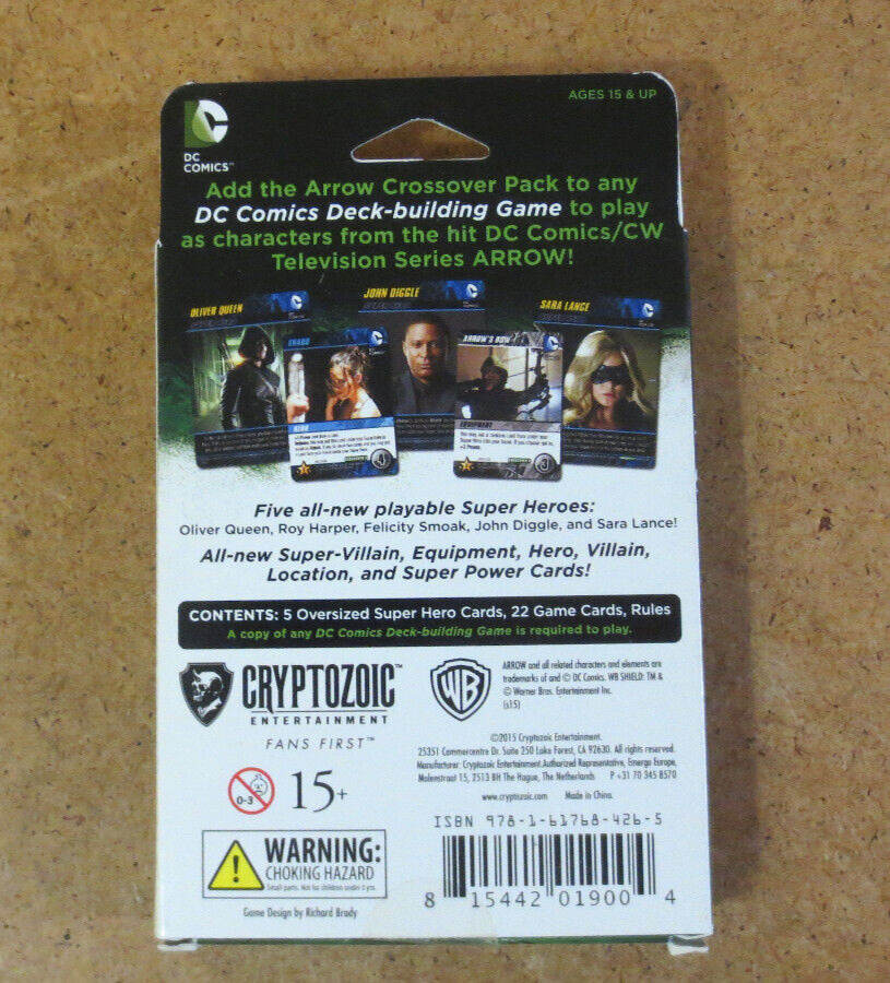 CW ARROW Deck Trading Card Game - Stephen Amell - Katie Cassidy - Caity ...