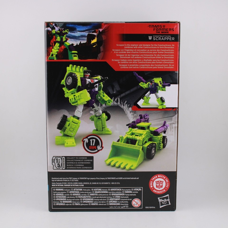 Transformers Studio Series 86 - Scrapper Voyager Class - Form Devastato ...