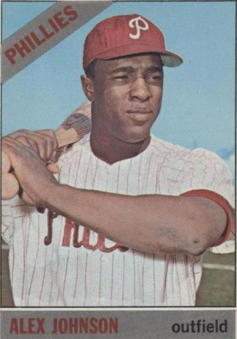 1966 Topps - Alex Johnson #104 No Trade Note at Bottom for sale online ...