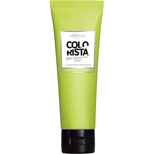 L'Oreal COLORISTA Semi-Permanent Color, 800 Lime Green for Highlighted ...