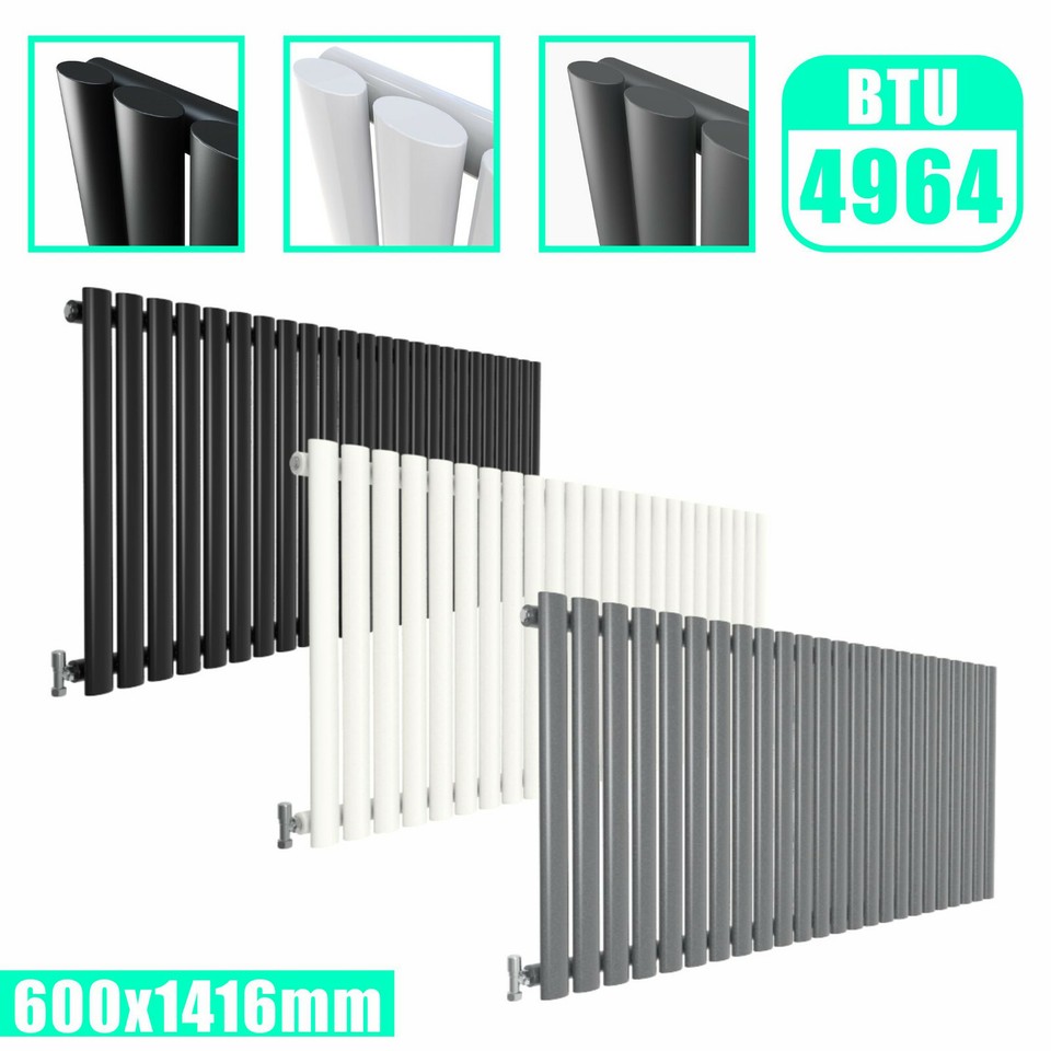 Flat Panel Oval Column Horizontal Vertical Designer Radiator Central ...