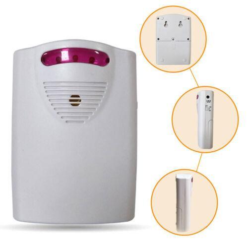 Wireless Motion Sensor Alarm Driveway Security System PIR Alert Monitor ...