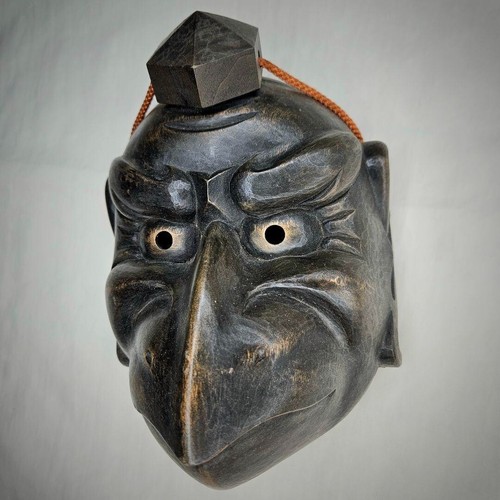 Japanese Traditional Noh Mask Omen Kabuki 71-B68 | eBay