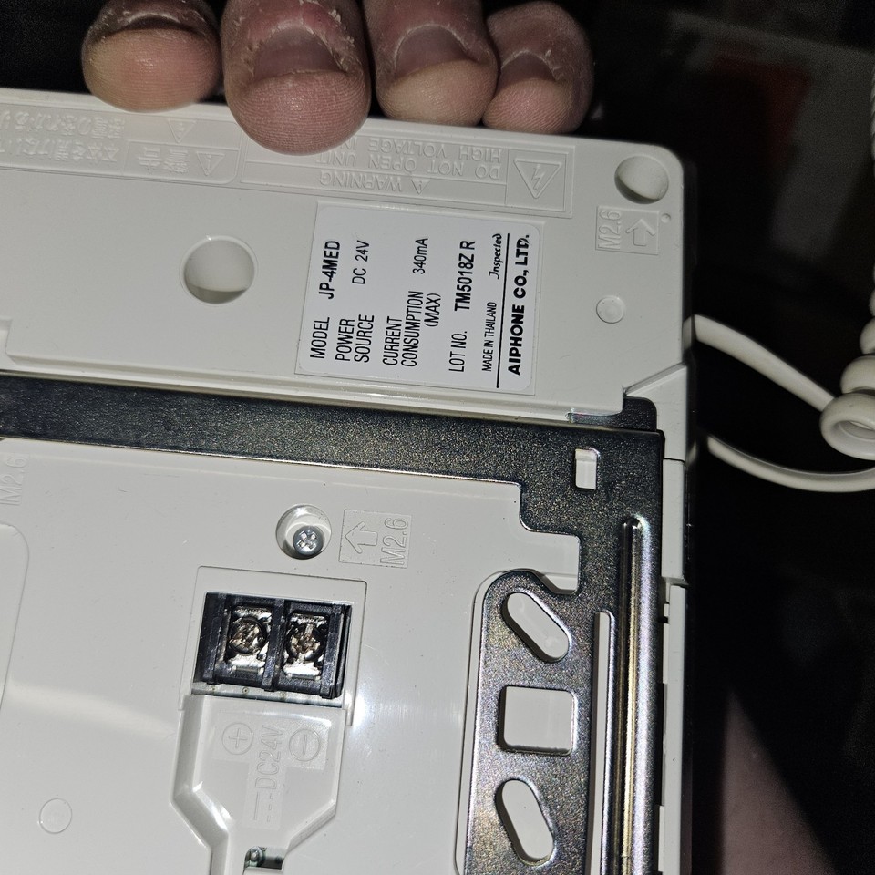 Aiphone JP-4MED 7" Video Master Station with Touchscreen LCD White ...