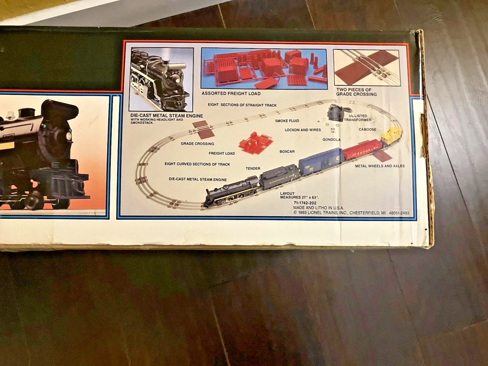 1994 Lionel Coastal Ltd Big Rugged 027 Gauge Train Set - Trains, Tracks ...