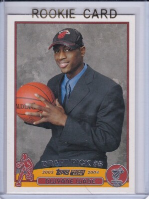 DWYANE WADE ROOKIE CARD 2003 Topps #225 Basketball RC Miami Heat Dwayne ...