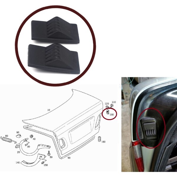 Tampon Caoutchouc Couvercle Arrière Pour Mercedes Classe Clk E ...
