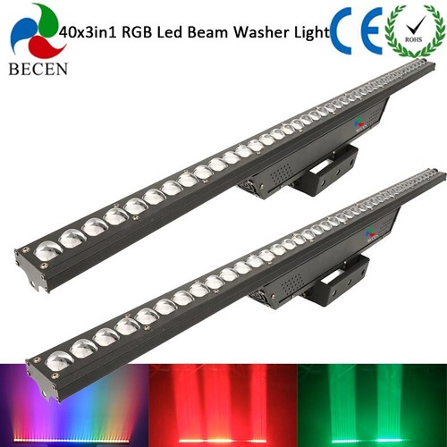 BECEN Stage Lighting 40x3in1 RGB Led Beam Wall Washer for DJ CLub Bar ...