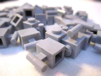 Lego 1x1 Grey 1x1 Brick w/Handle (30 pieces) #2921 | eBay