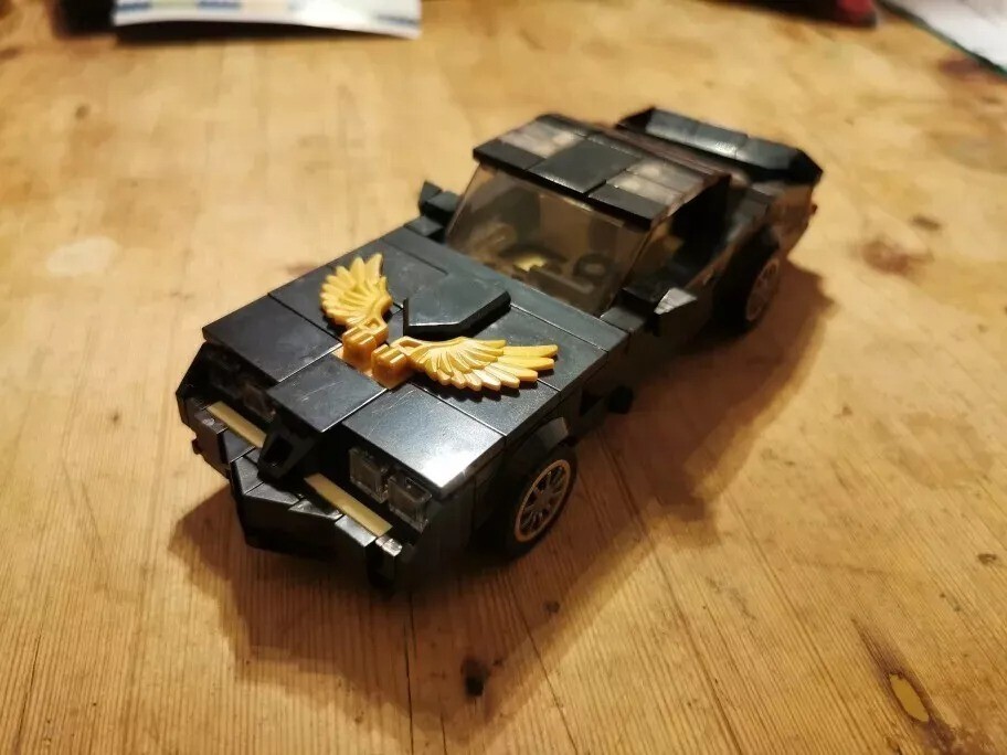 350pcs Moc Firebird Trans Am Supercar Building Blocks Speed Champions ...