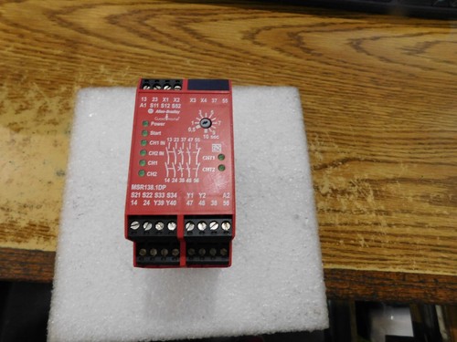 Allen Bradley GuardMaster Cat. #: 440R-M23088 Safety Relay. 440 MSR138 ...