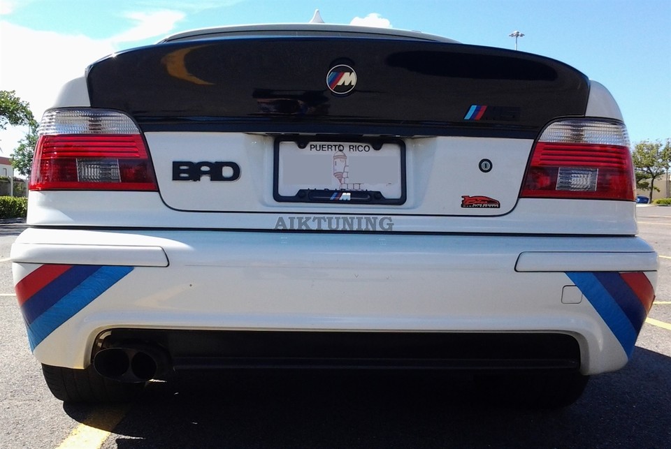 Rear JDM Boot Trunk Ducktail Spoiler Wing Lid Lip (Fits BMW E39 Sedan ...