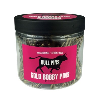 Bull Pins Gold 2inch Bobby Pins - 250g | AUS SELLER | eBay Australia