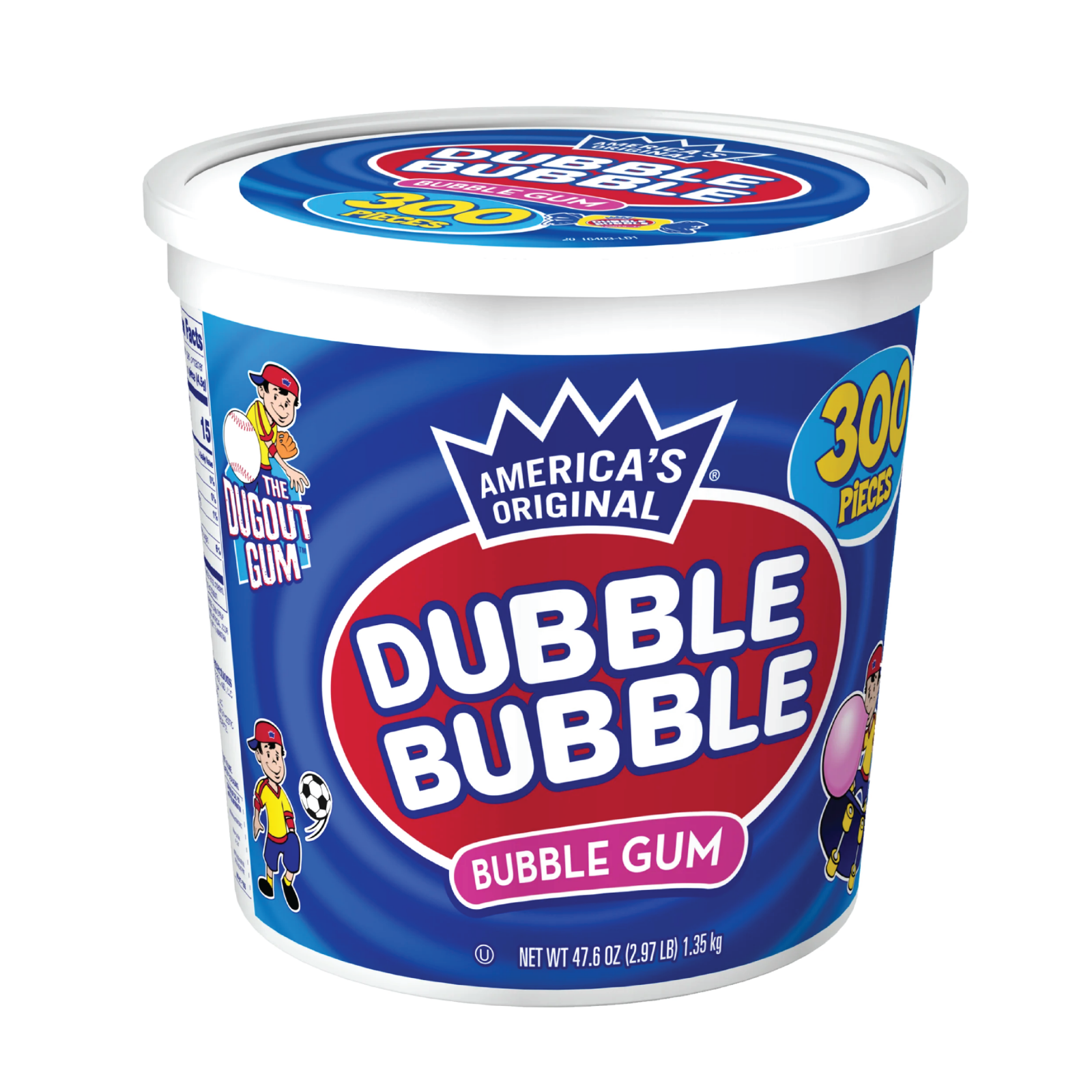 Dubble Bubble Variety Flavor Chewing Bubble Gum | 300 Pieces | Mix ...