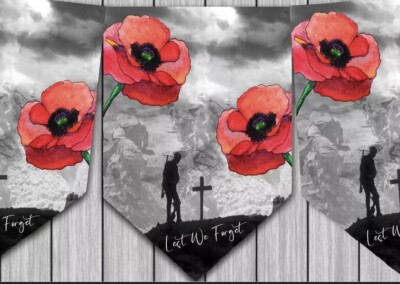 D-day Bunting Remembrance Day , VE Day , Poppy Bunting Party ...