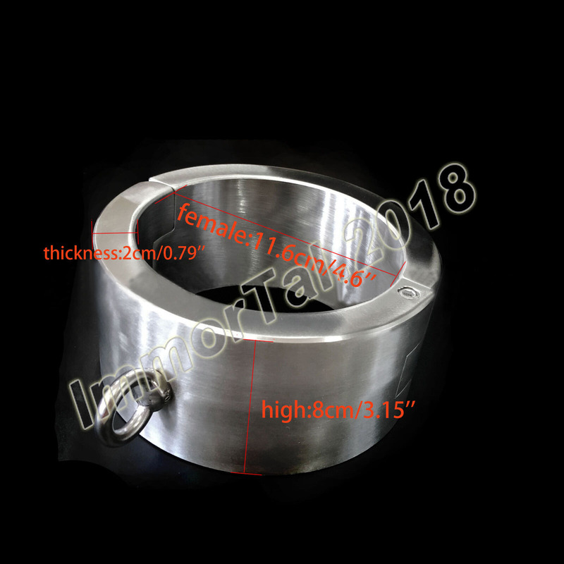 Super Heavy 8KG Stainless Steel Metal Neck Collar Restraint Chain ...