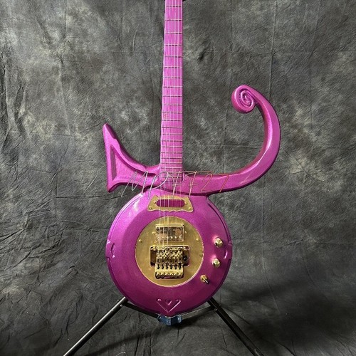 Special Shaped Prince Purple Electric Guitar Gold Hardware Factory ...