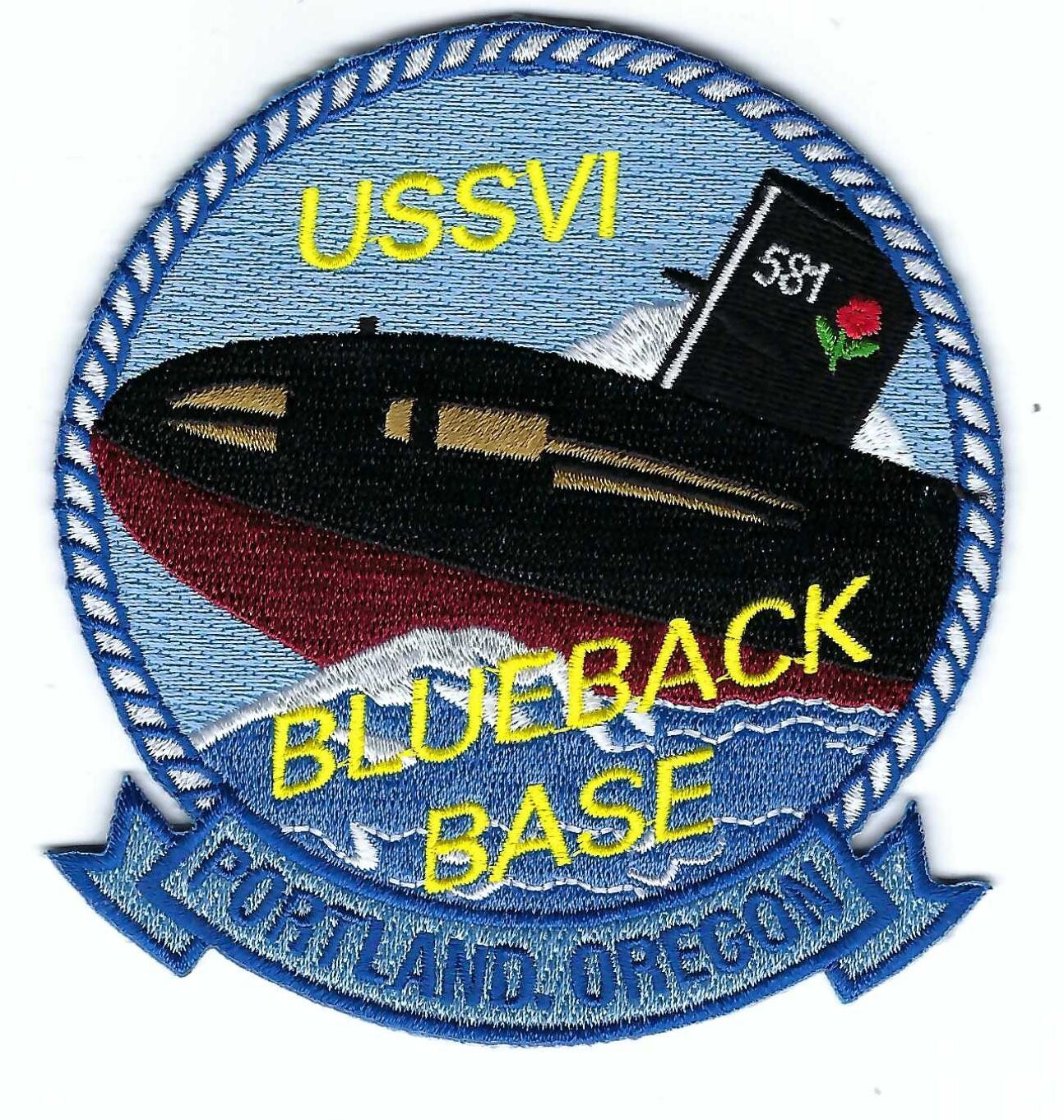 United States Submarine Veterans, Inc (USSVI) Blueback Base - 4 inch FE ...