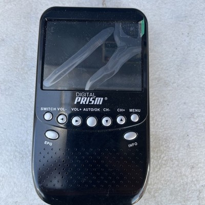 Digital Prism 3.5" Handheld Portable Digital LCD TV and FM Radio ATSC ...