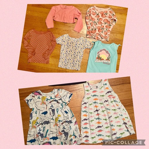Lot of 7 Toddler Girl Clothing Items - Size 5T - Two Dresses & Five ...