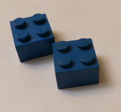 Lego x2 Old Blue 2x2 Bricks, 3003 (028-408) | eBay