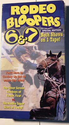 Rodeo Bloopers Special Edition 6 & 7 VHS New And Sealed 1994/1995 | eBay