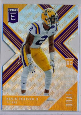 KEVIN TOLIVER II 2018 Elite ORANGE Variation Status Rookie Die Cut SP ...