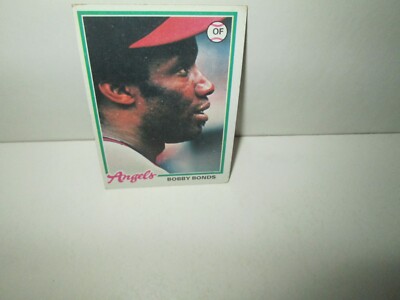 BOBBY BONDS 1978 Topps baseball Card #150 CALIFORNIA ANGELS Ex- | eBay