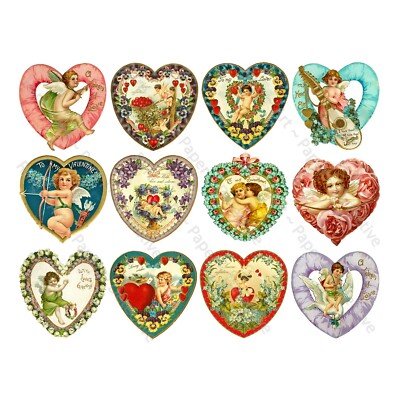 Vintage Valentine Clip Art