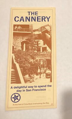 The Cannery San Francisco Guide Map Brochure | eBay
