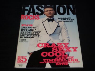 2008 FASHION ROCKS MAGAZINE - JUSTIN TIMBERLAKE DETAILS SUPPLEMENT - L ...