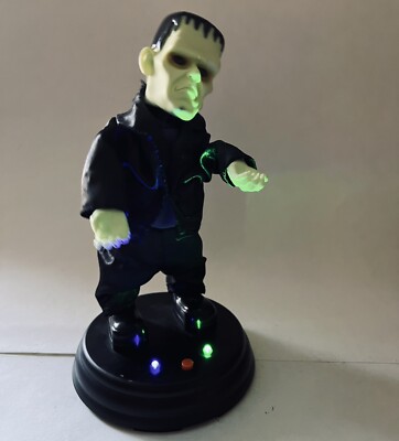 RARE animated Gemmy grave raver dancing Frankenstein “Krazy” Ghoulie ...