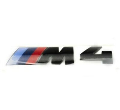 Genuine Rear Trunk 'M4' Badge Emblem Black for BMW F82 F83 M4 ...